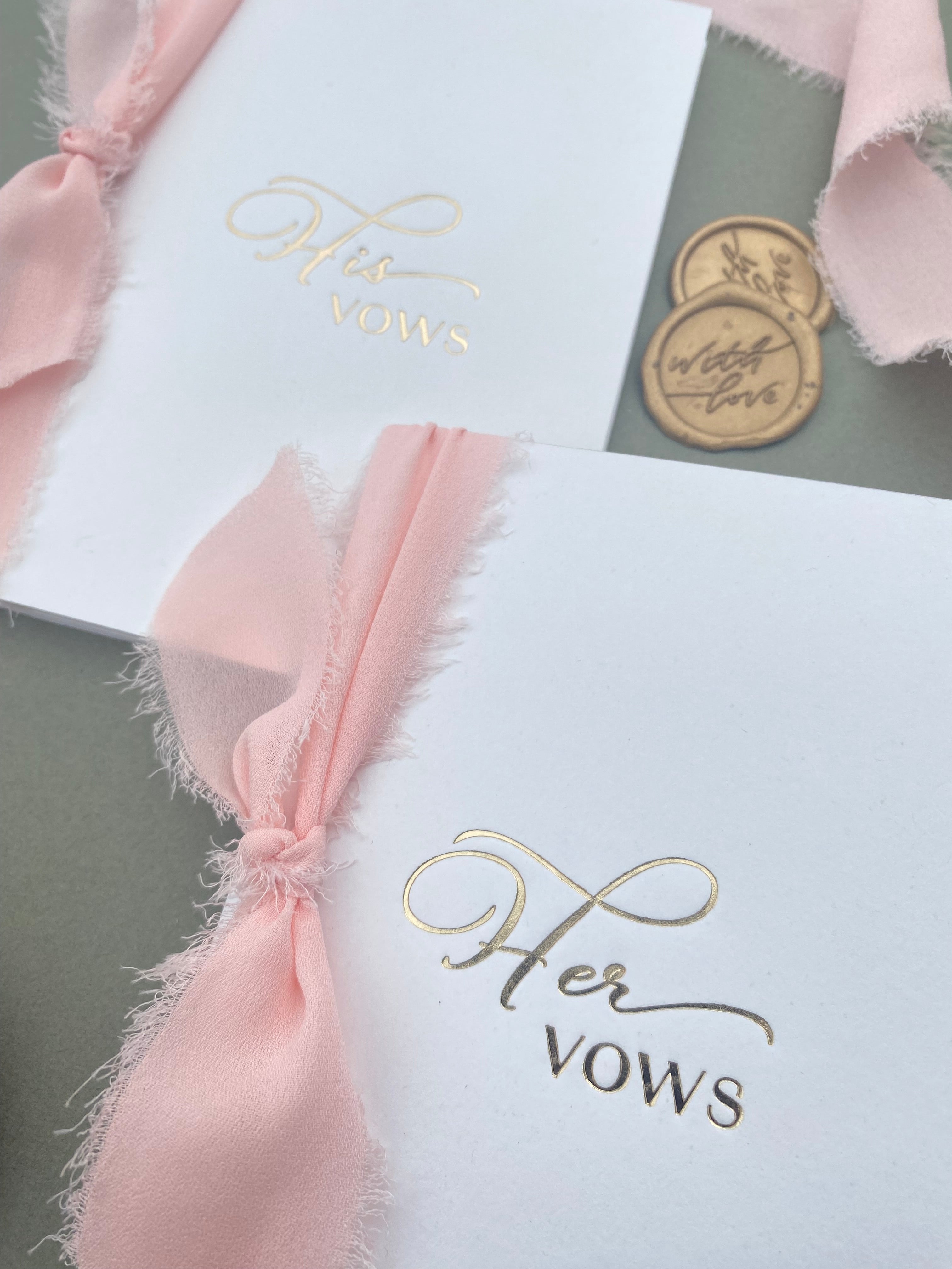 Vow notebooks – Paperlove